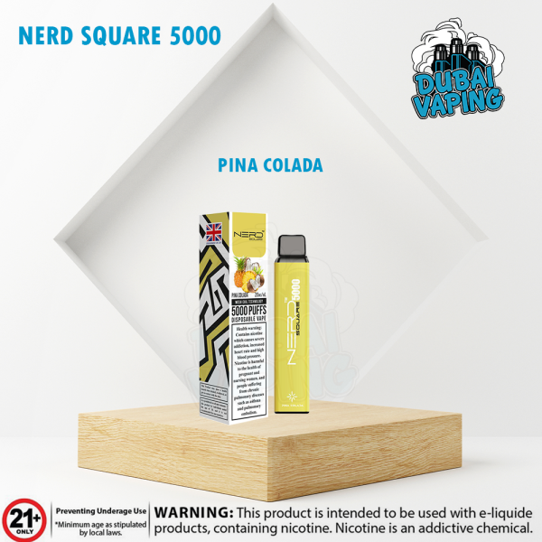 BUY NERD SQUARE 5000 PUFFS DISPOSABLE IN UAE