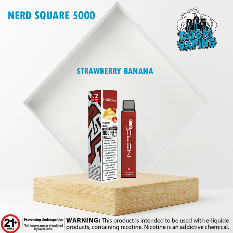 BUY NERD SQUARE 5000 PUFFS DISPOSABLE IN UAE